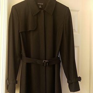 Ann Taylor Jackets & Coats | Black Trench Coat | Poshmark